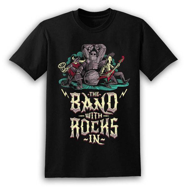 The Band With Rocks In T-Shirt