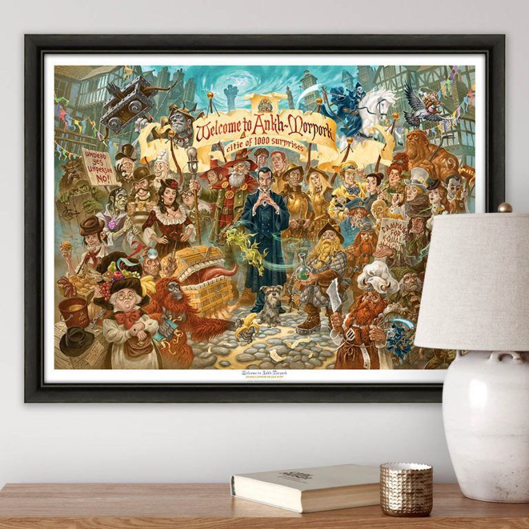 The Welcome To Ankh-Morpork Print