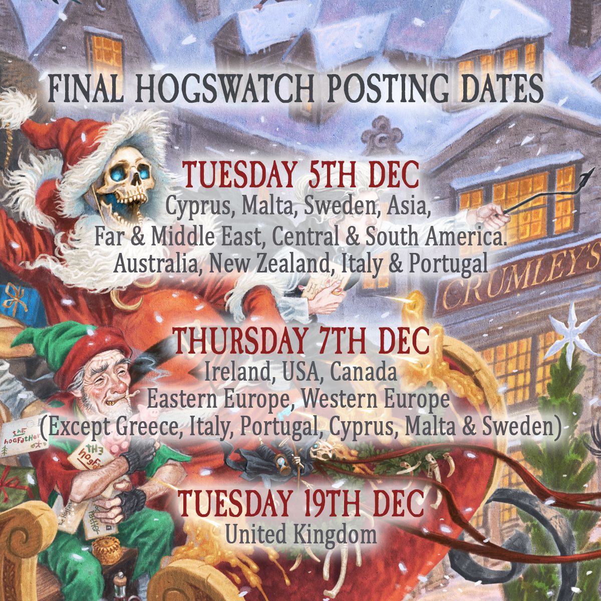 Hogswatch Holiday Delivery Guide - Discworld Emporium