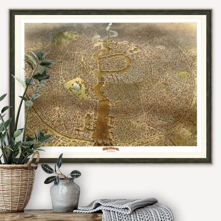 The Ankh-Morpork Art Print